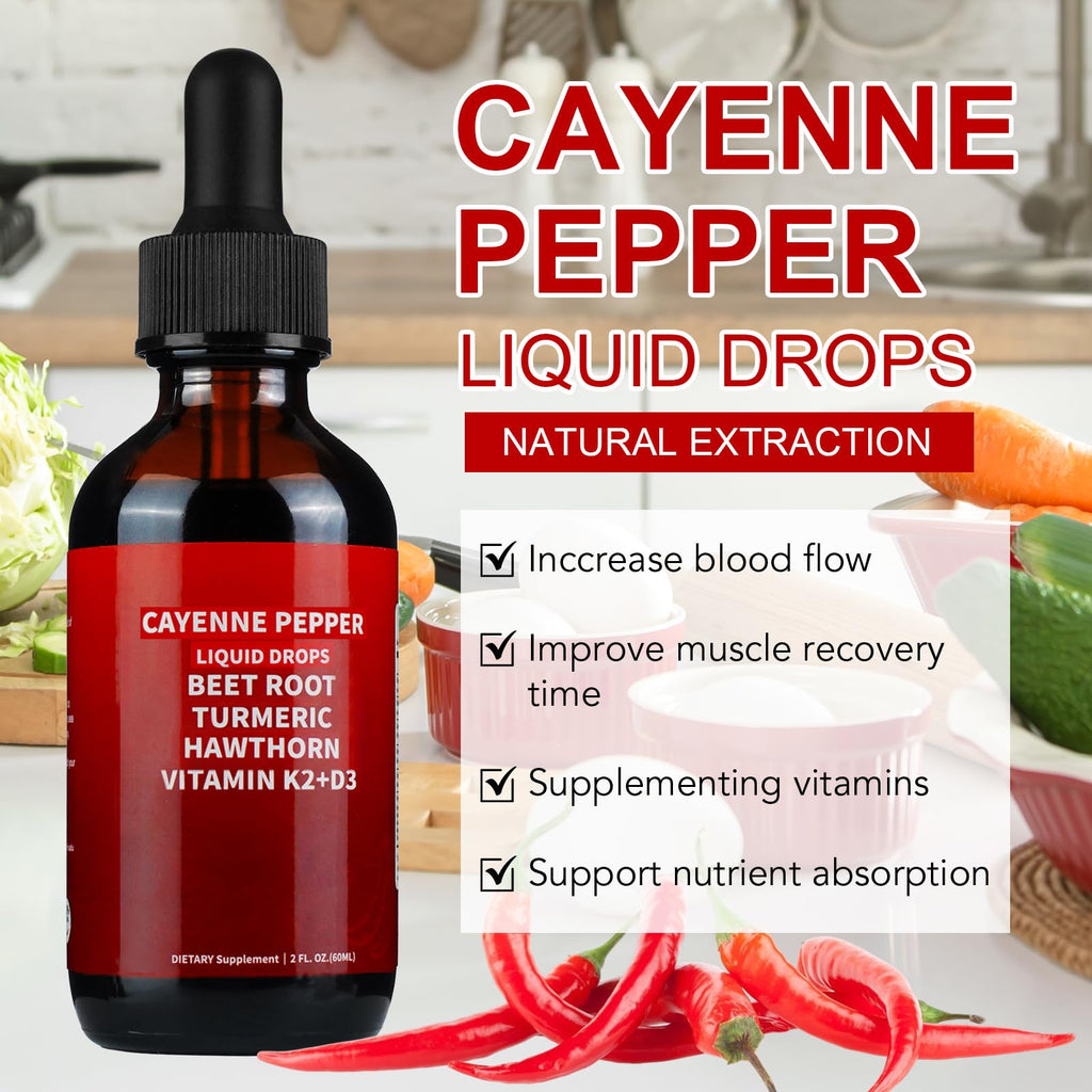 Cayenne drops to boost metabolism