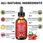Cayenne drops with turmeric benefits