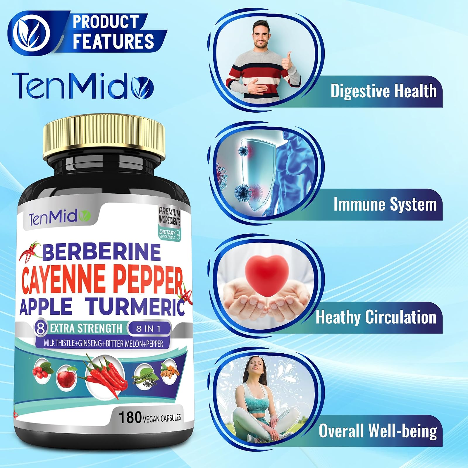 Cayenne extract for digestive health