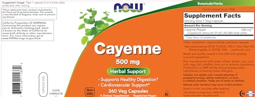 cayenne for healthy circulation