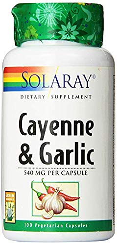 Cayenne garlic capsules for wellness