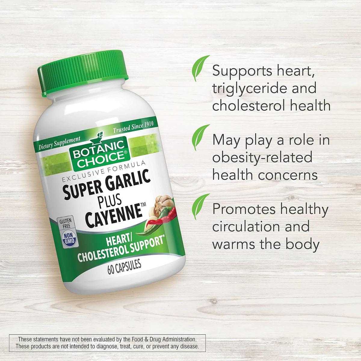 Cayenne infused garlic capsules