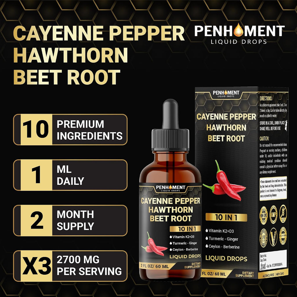 Cayenne liquid drops for digestion