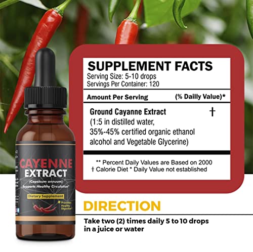 cayenne liquid drops for metabolism