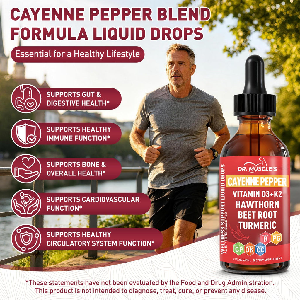 Cayenne liquid drops for weight management