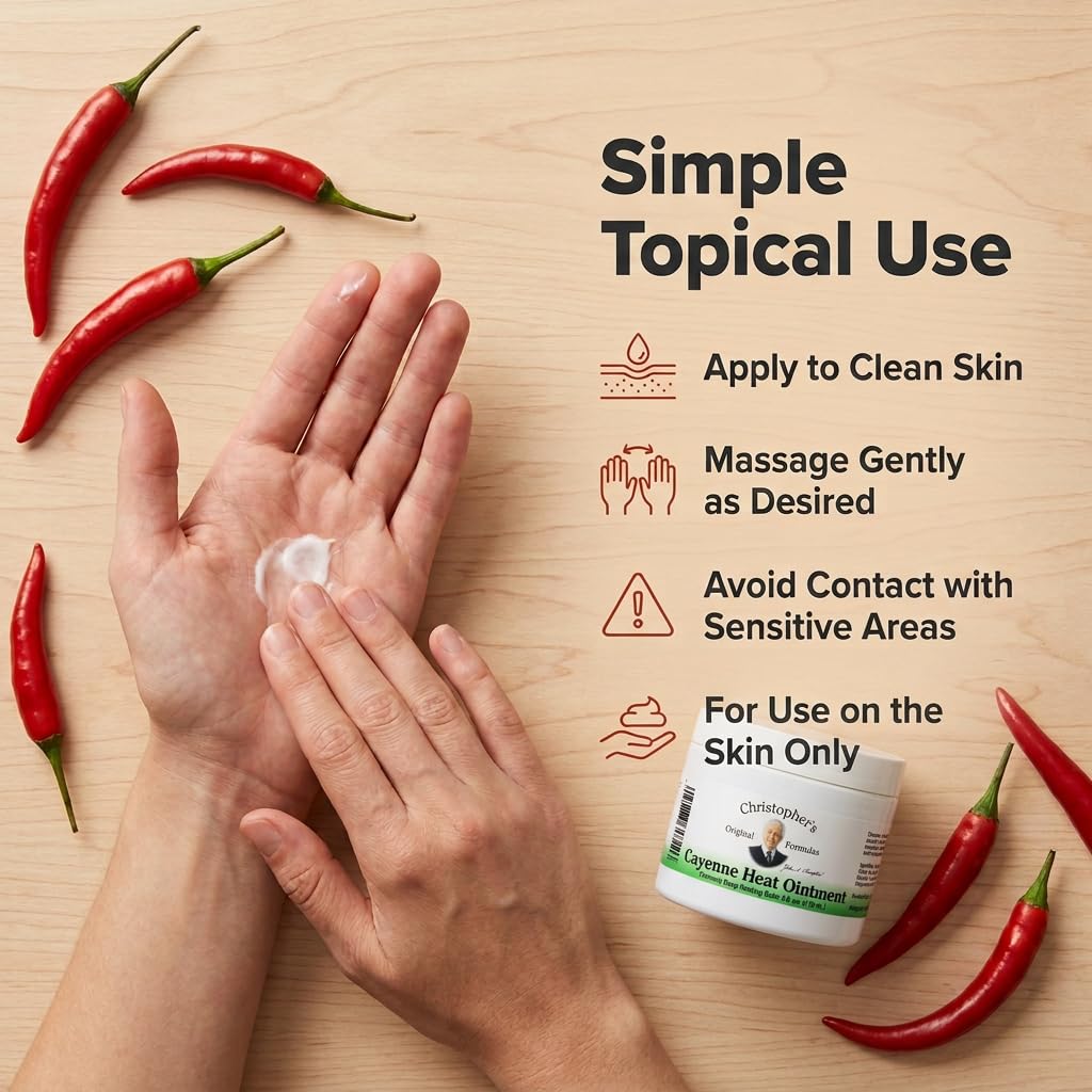 Cayenne ointment for improved circulation