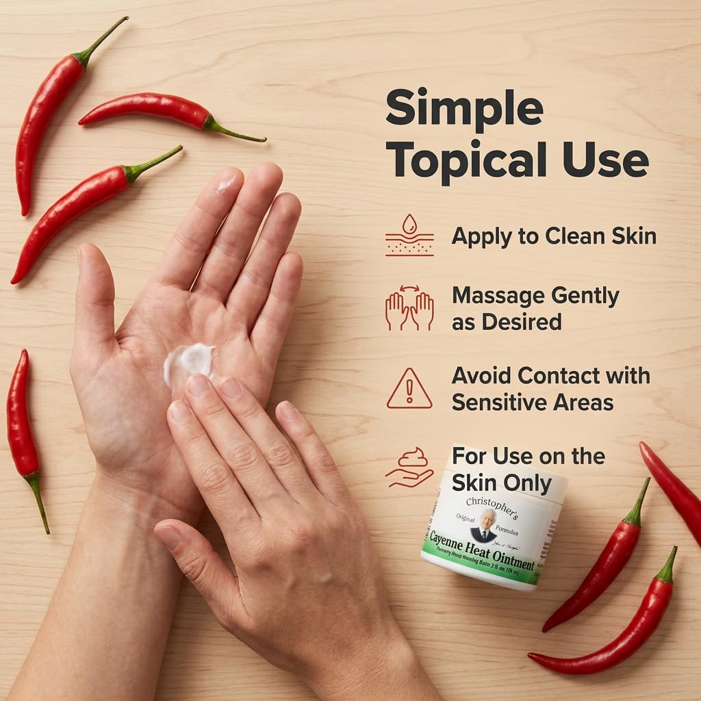 Cayenne ointment for improved circulation