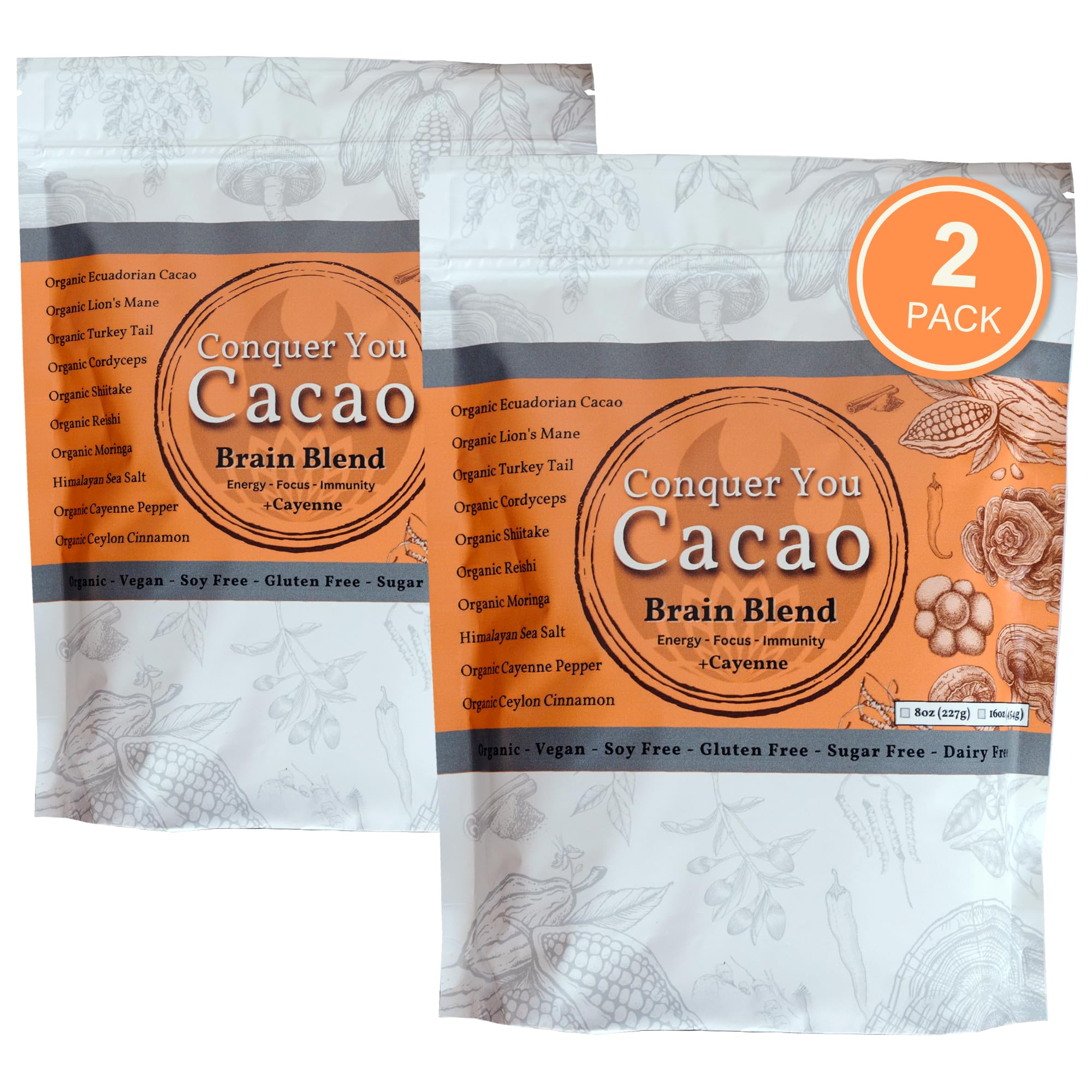 Cayenne organic mushroom hot chocolate