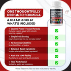 Cayenne Pepper capsules for daily health
