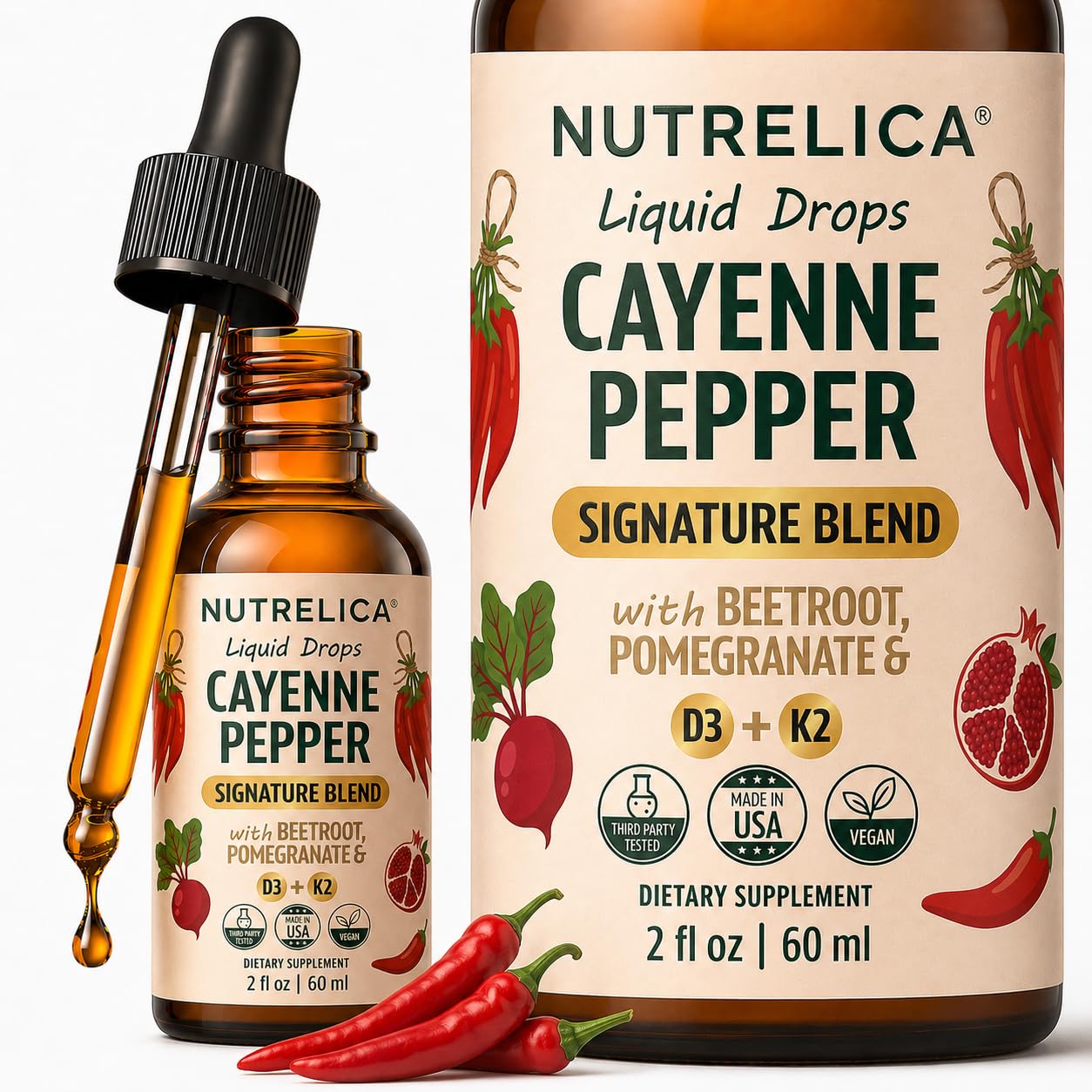 Cayenne Pepper capsules for digestion