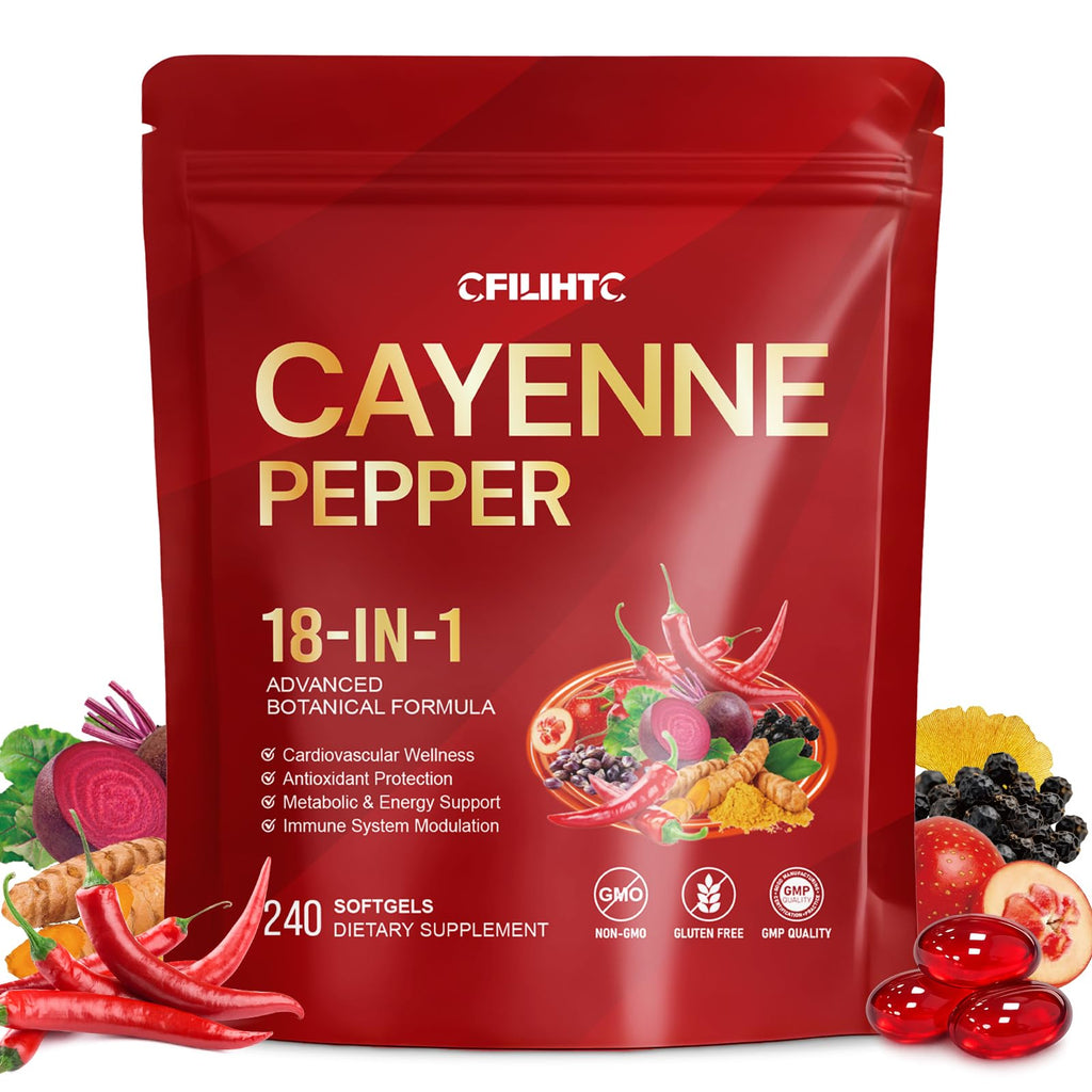 Cayenne pepper capsules for digestion