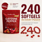 Cayenne pepper capsules for energy boost