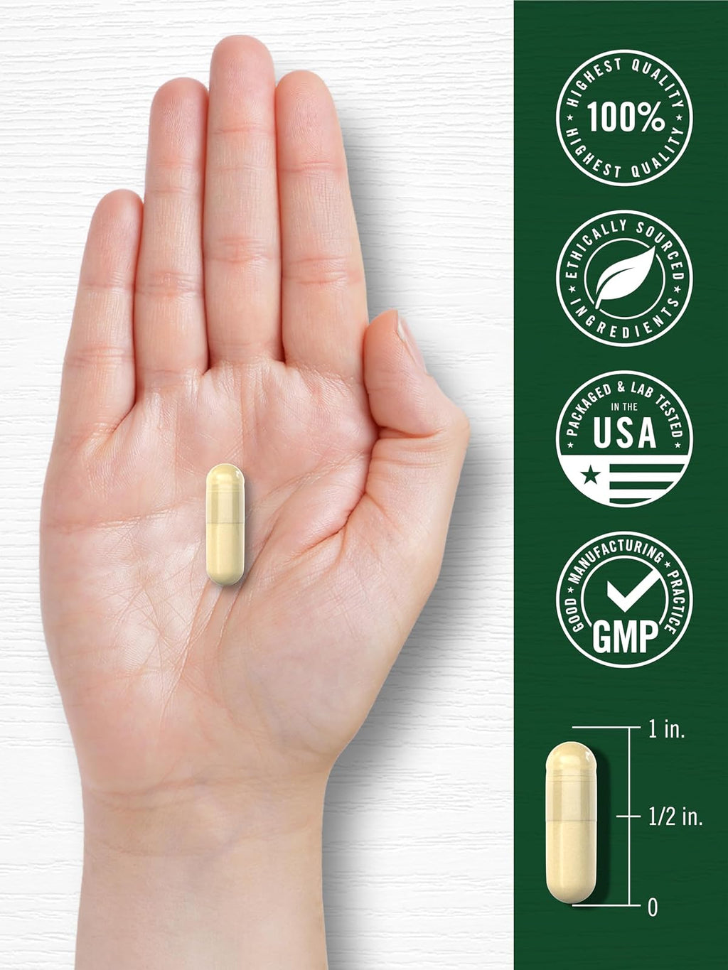 Cayenne pepper capsules for overall wellness