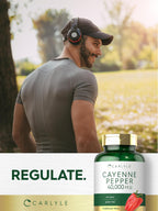 Cayenne pepper capsules for spicy flavour