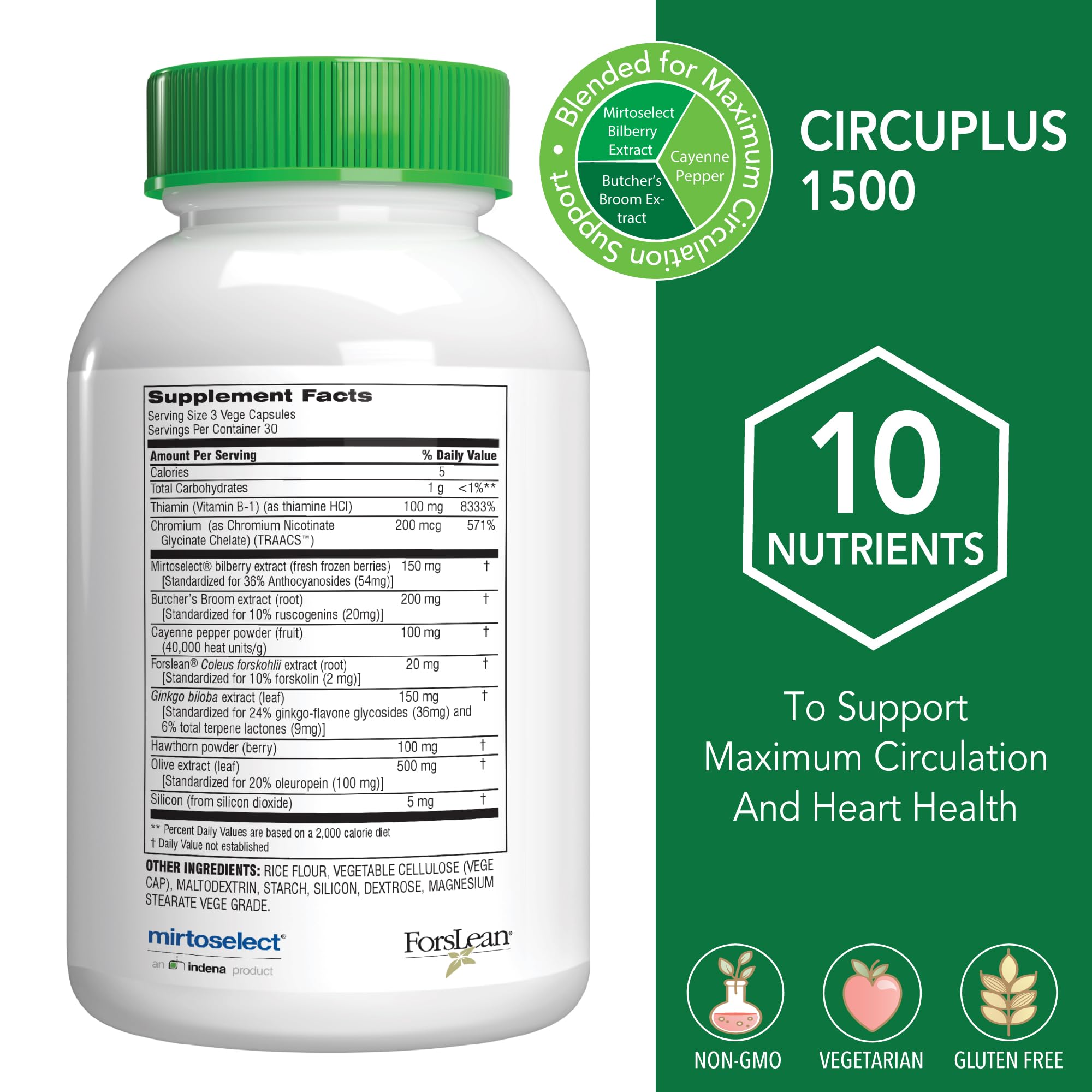 Cayenne pepper circulation booster capsules