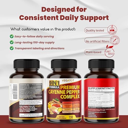 cayenne pepper complex for active lifestyle