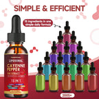Cayenne pepper drops for digestion