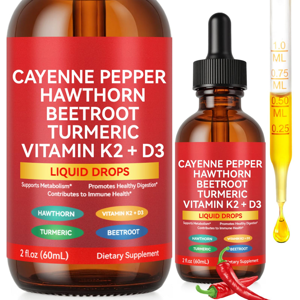 Cayenne pepper drops for digestion