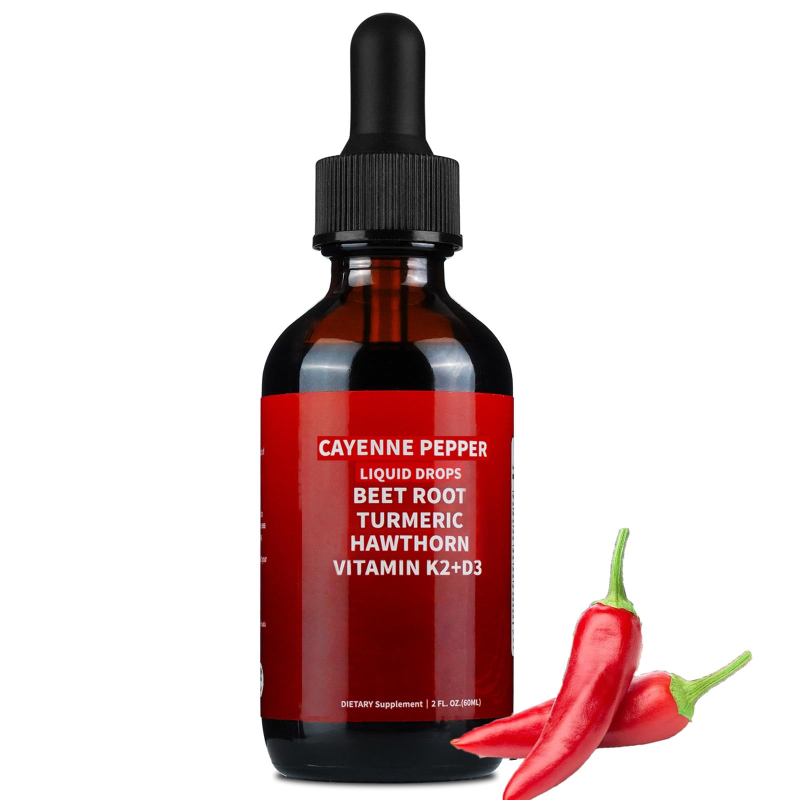Cayenne pepper drops for digestion