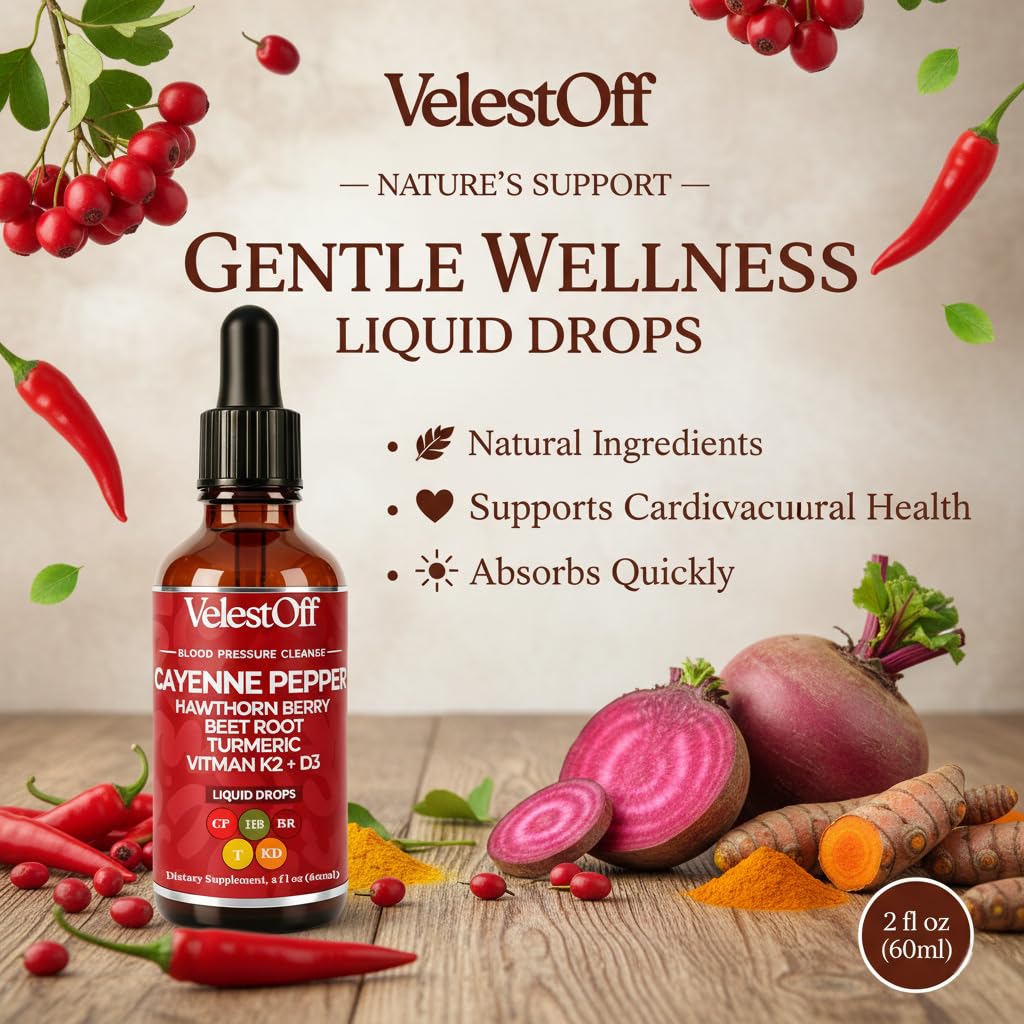 Cayenne pepper drops for digestive health