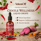 Cayenne pepper drops for digestive health