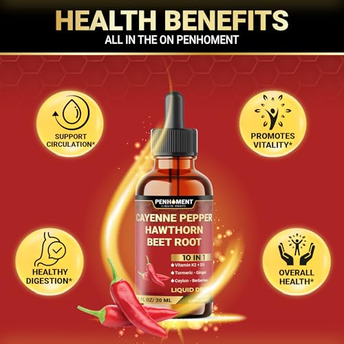 Cayenne pepper drops for energy boost