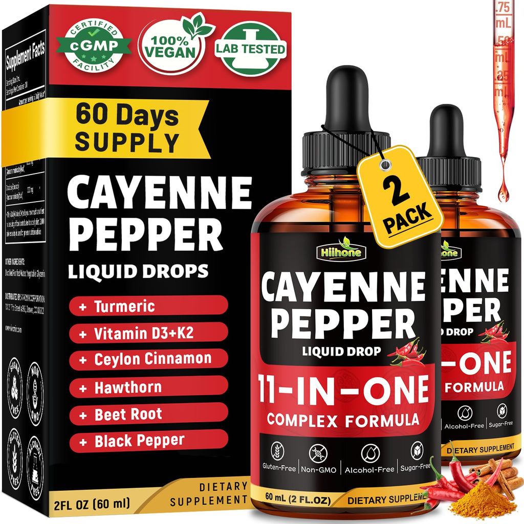 Cayenne pepper drops for immunity