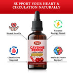 Cayenne pepper drops for natural wellness
