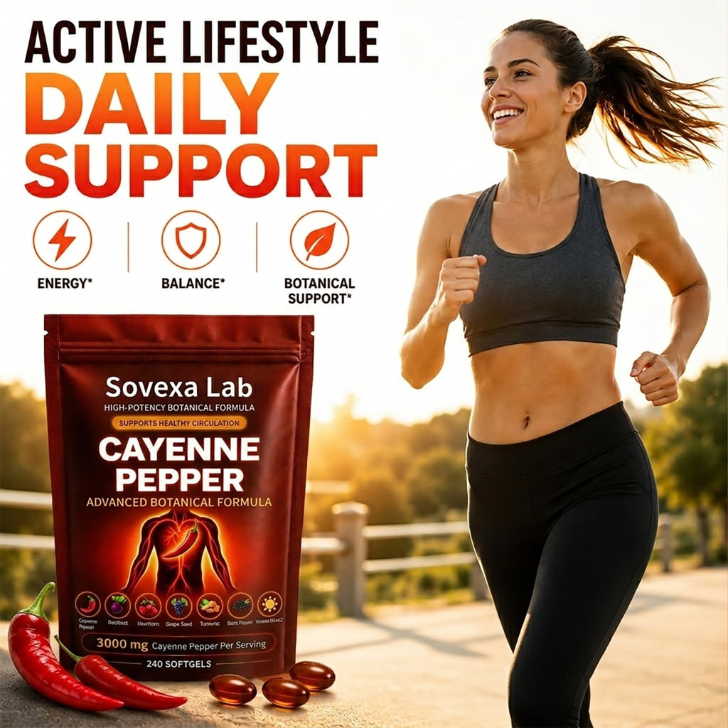 Cayenne pepper extract for energy boost