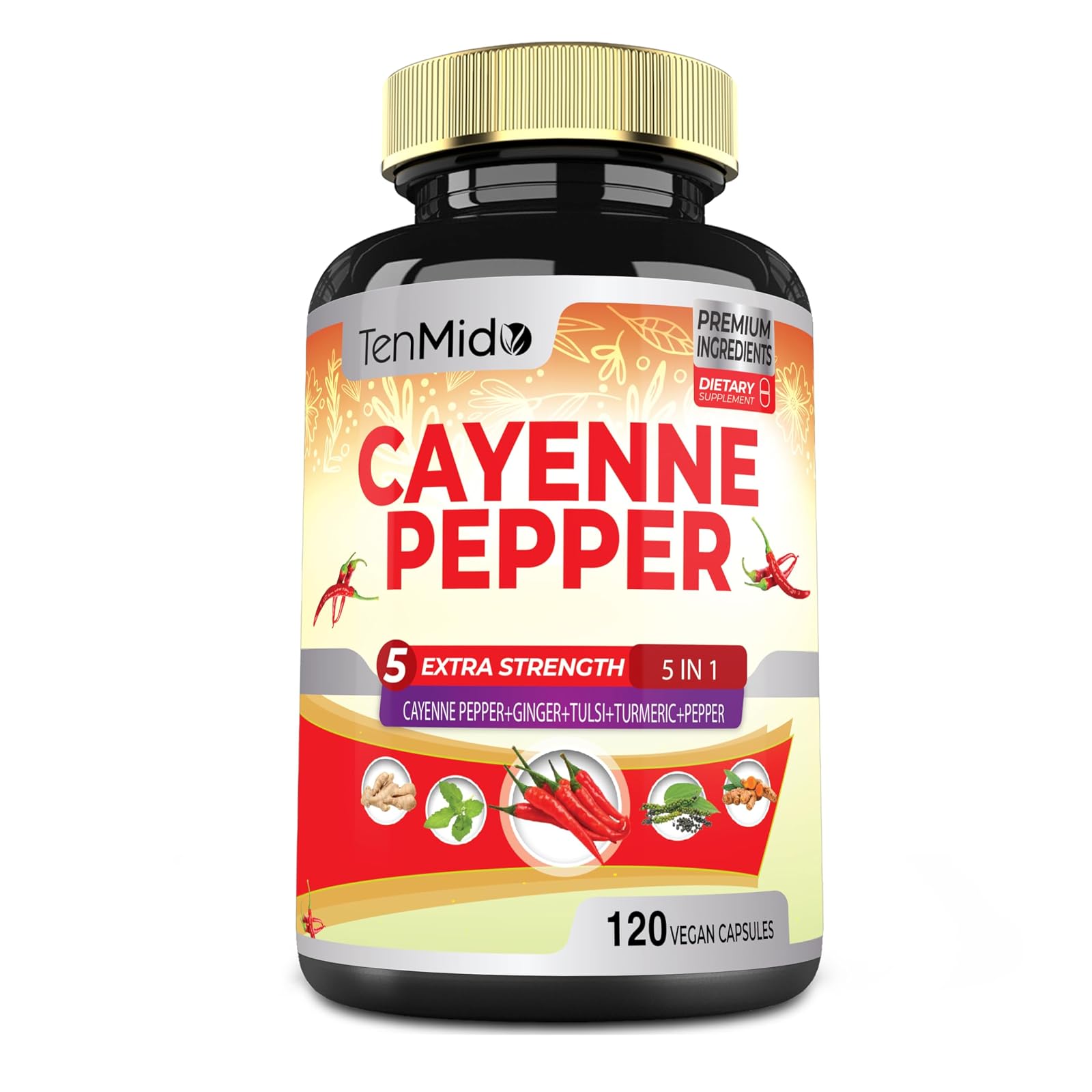 Cayenne pepper extract vegan capsules