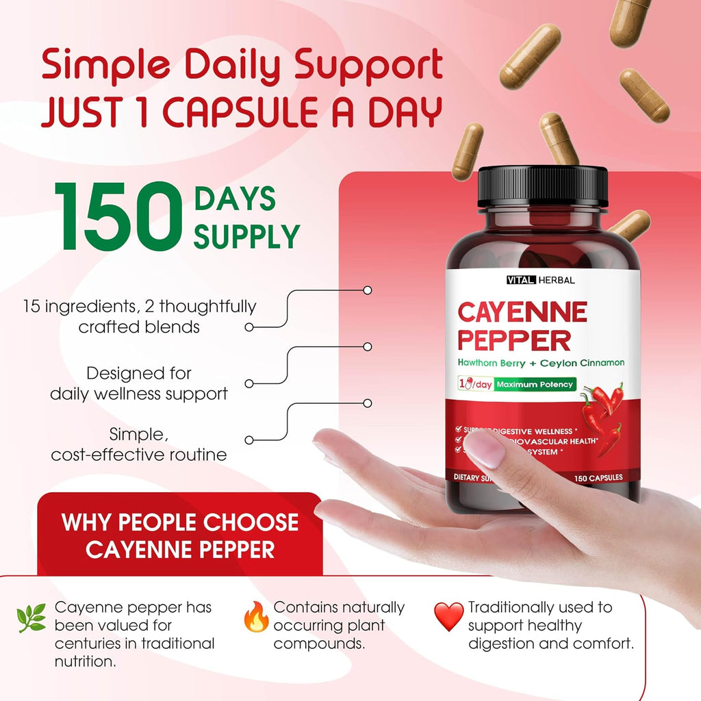 Cayenne pepper for metabolism boost