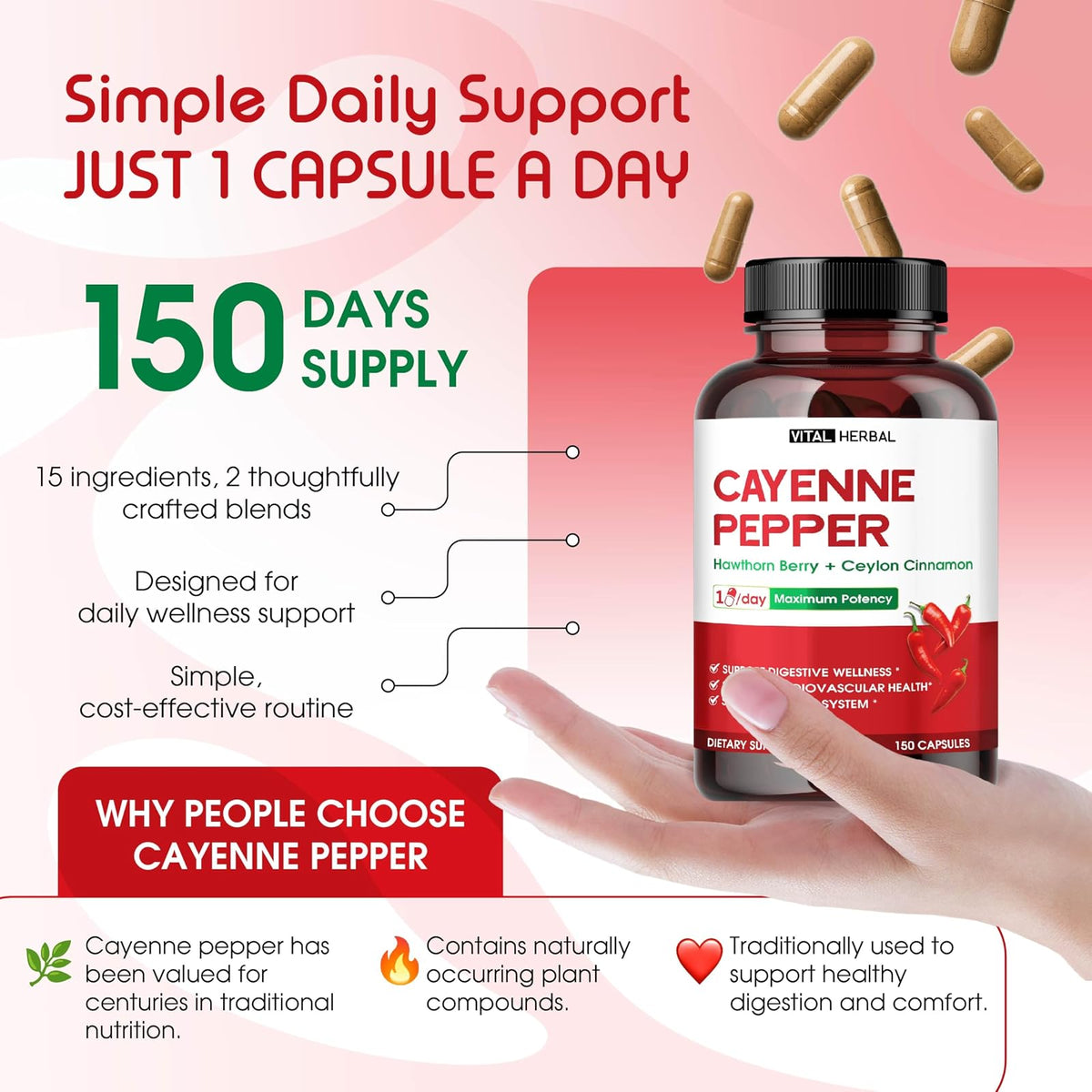 Cayenne pepper for metabolism boost
