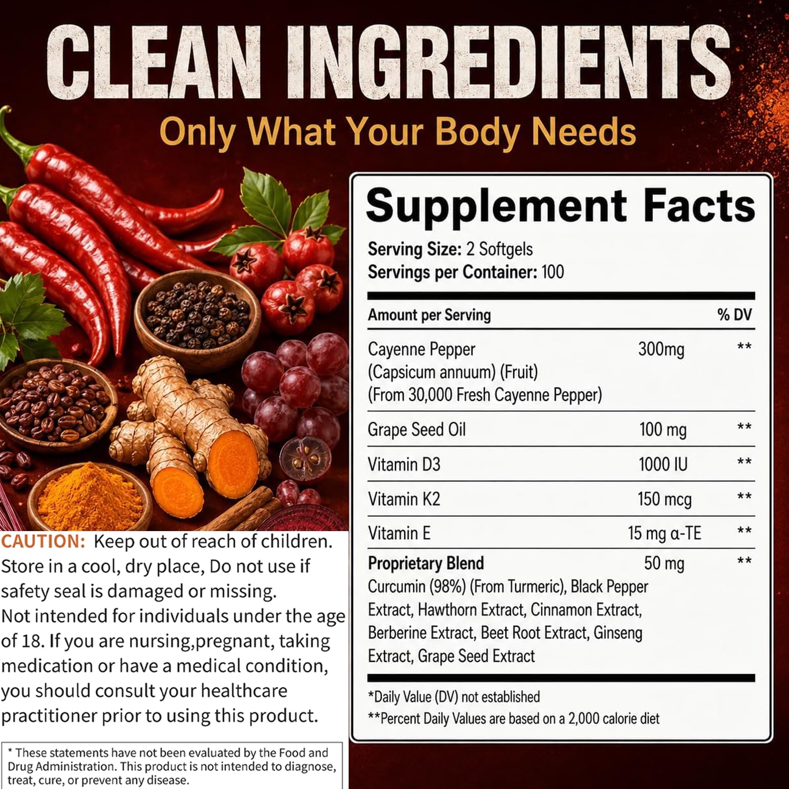 Cayenne pepper for weight management
