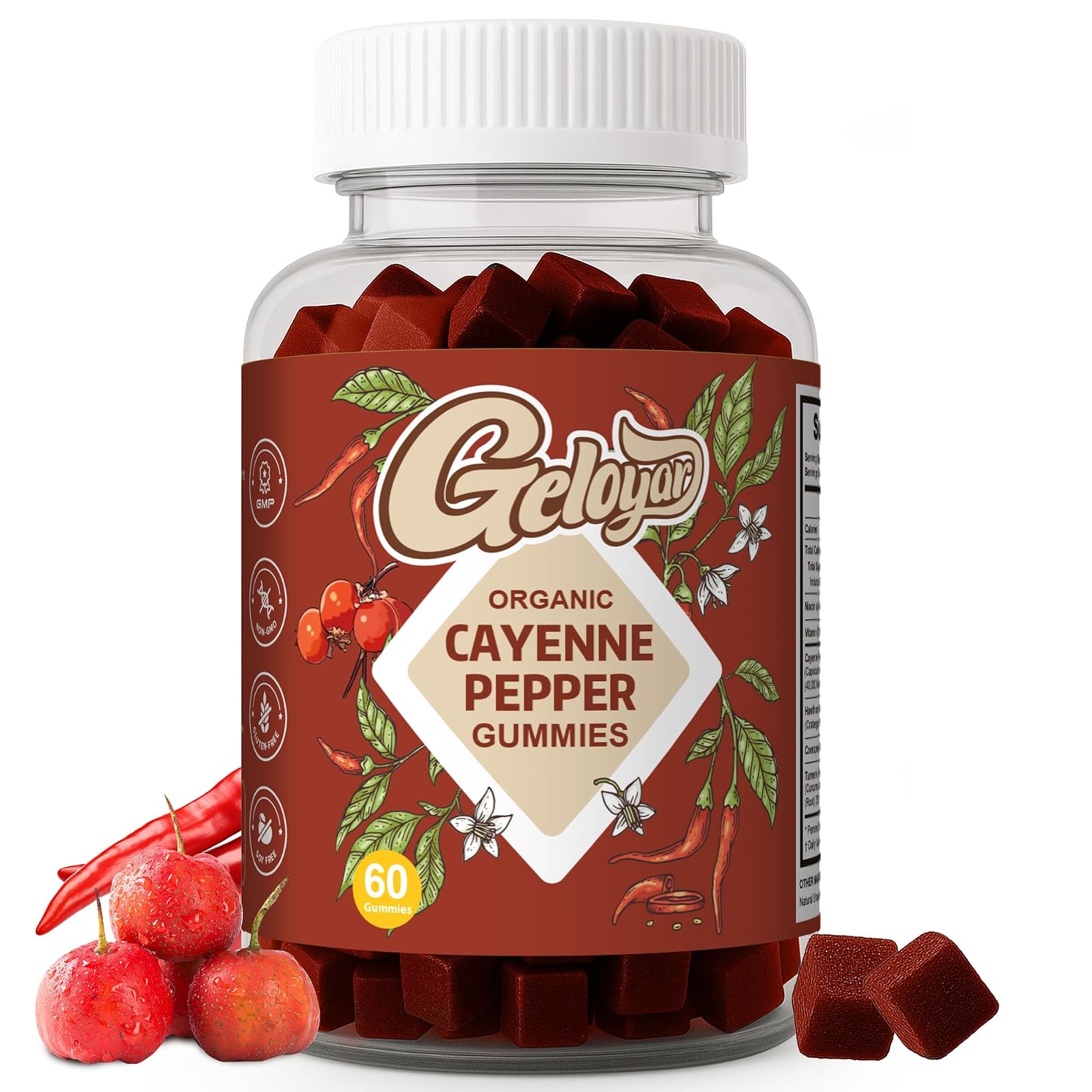 Cayenne pepper gummies for energy