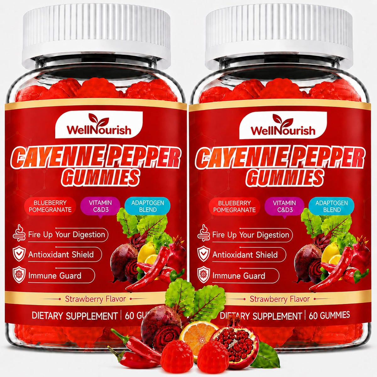 Cayenne pepper gummies for immunity
