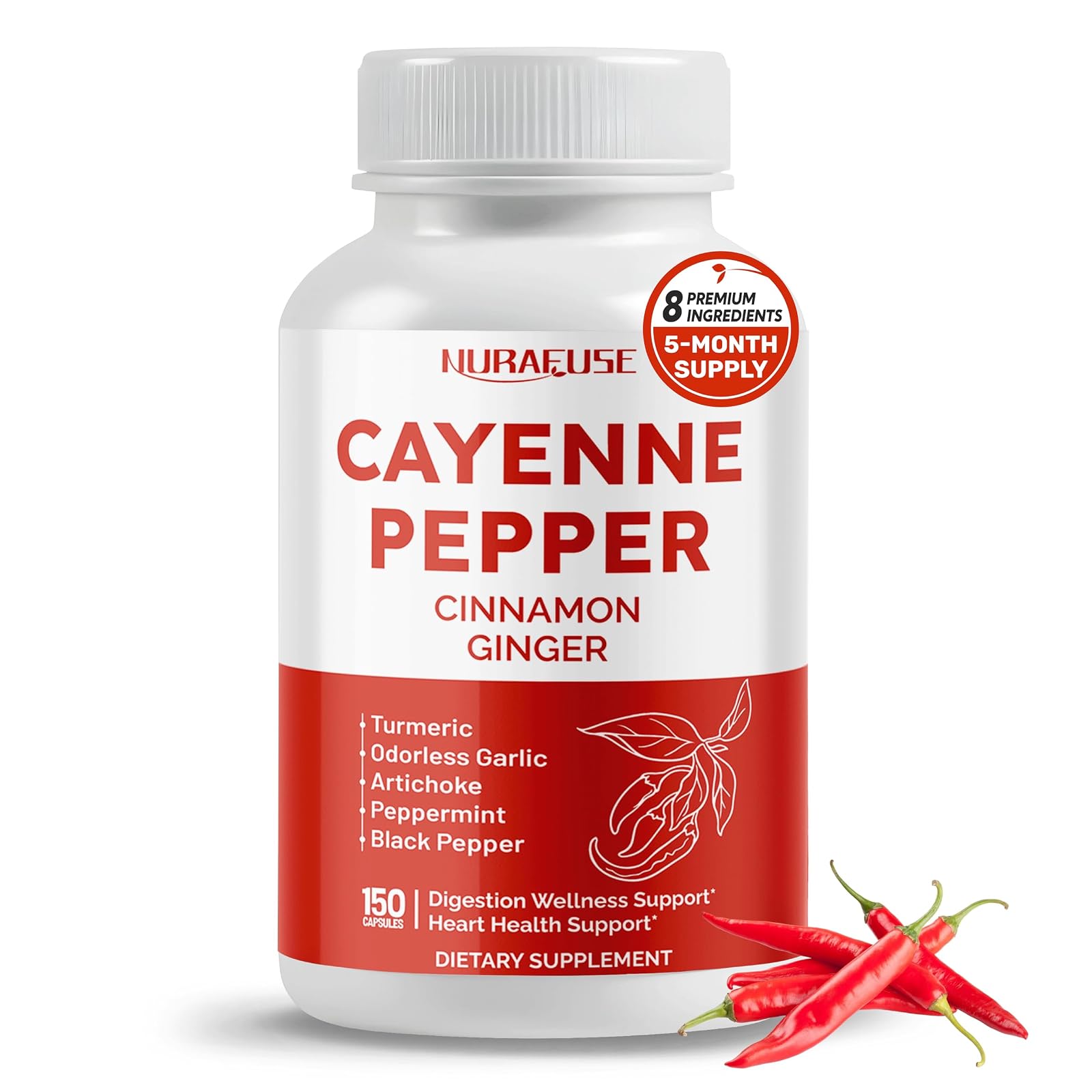 Cayenne Pepper herbal blends capsules