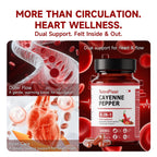 Cayenne pepper herbal supplement for energy