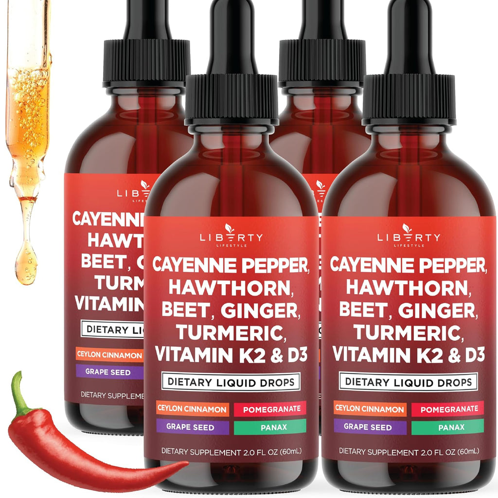 Cayenne pepper liquid drops benefits