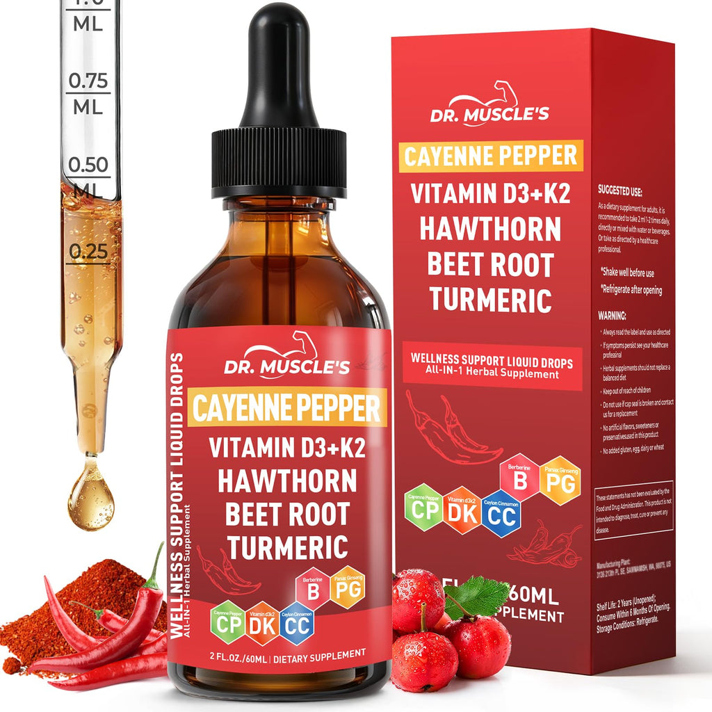 Cayenne Pepper Liquid Drops benefits