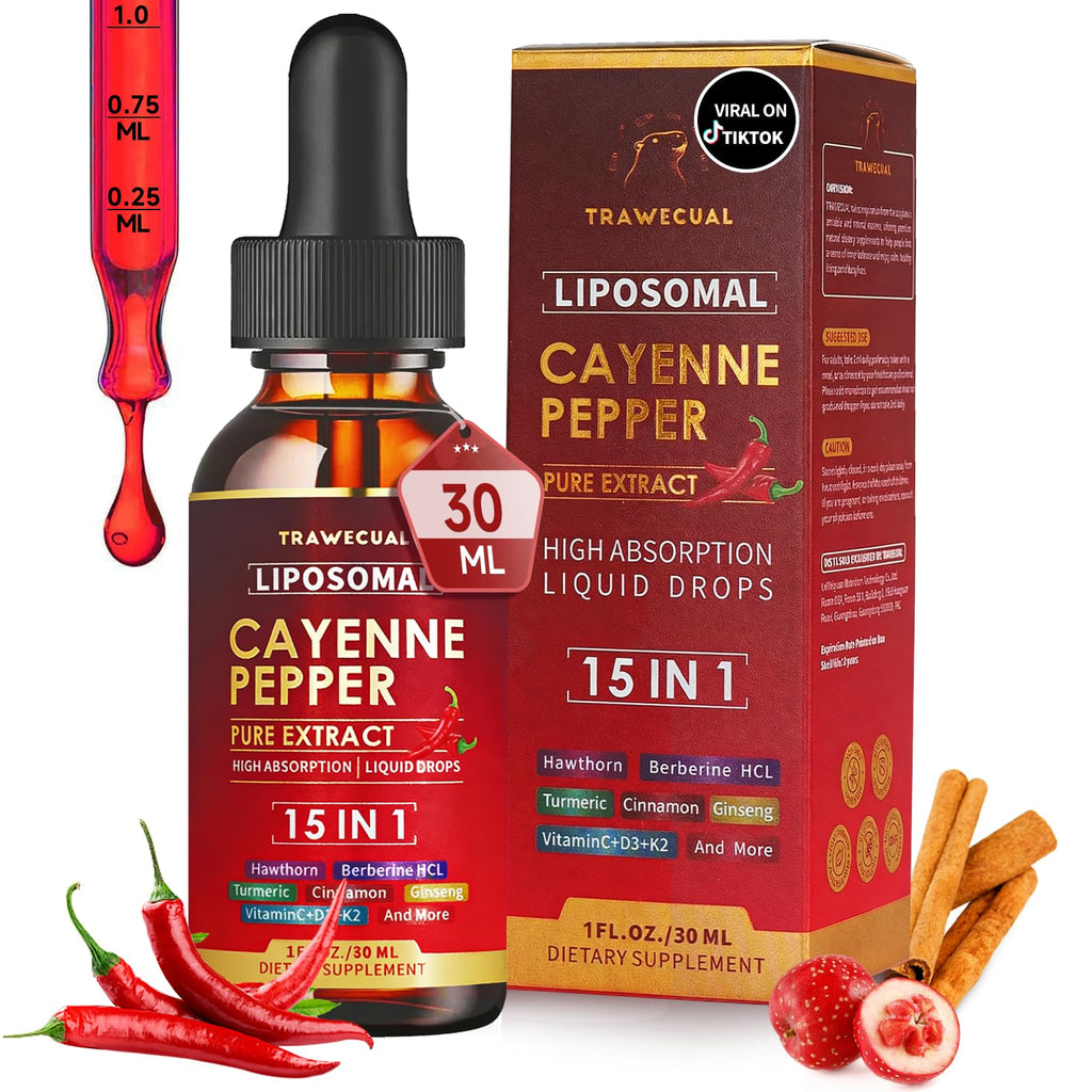 Cayenne pepper liquid drops benefits