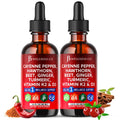 Cayenne pepper liquid drops for wellness
