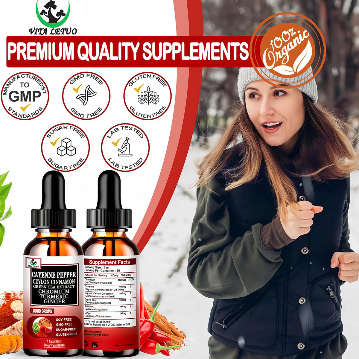 Cayenne pepper liquid supplement benefits