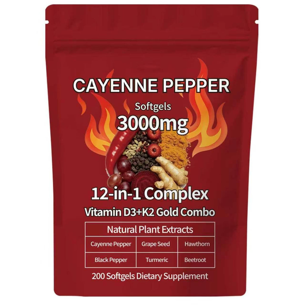 Cayenne pepper softgels for digestion