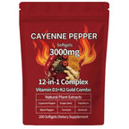 Cayenne pepper softgels for digestion