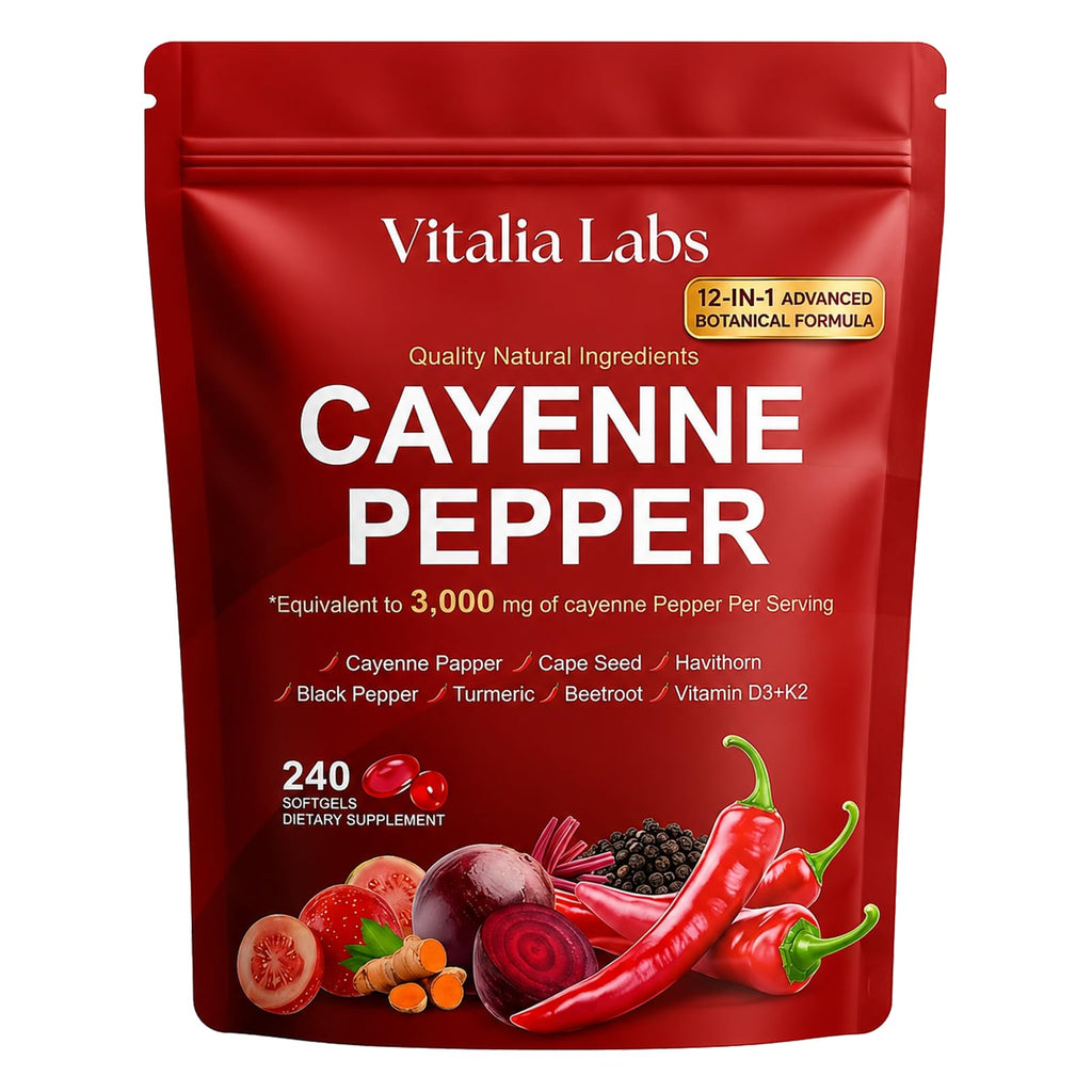 Cayenne pepper softgels for digestion