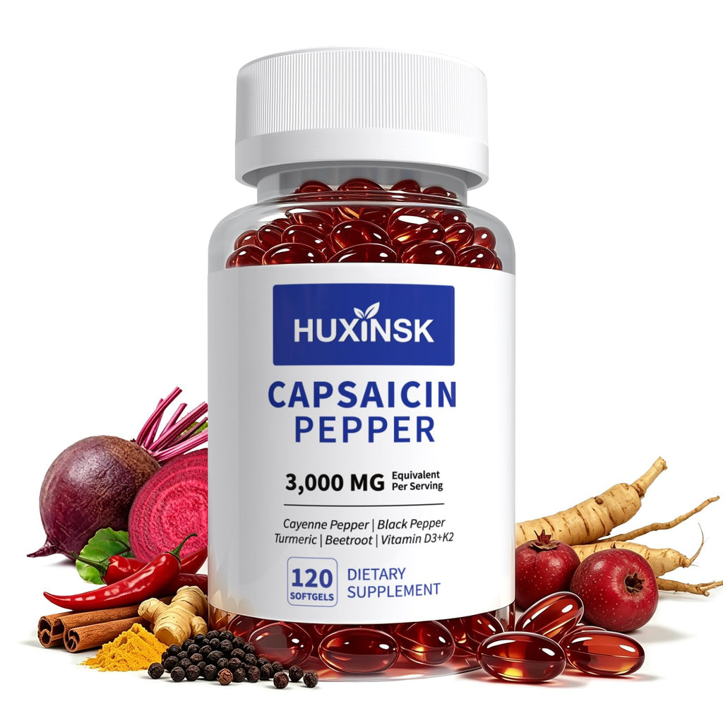 Cayenne pepper softgels for digestion