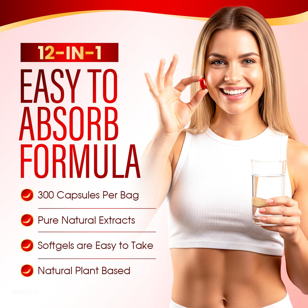 Cayenne pepper softgels for metabolism