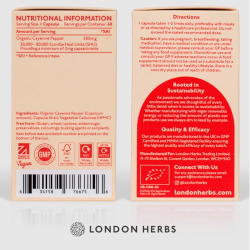 cayenne pepper supplement for active lifestyle