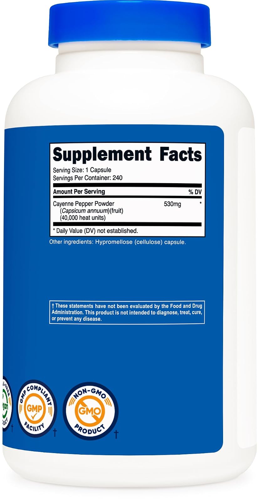 Cayenne pepper supplement for cardiovascular support