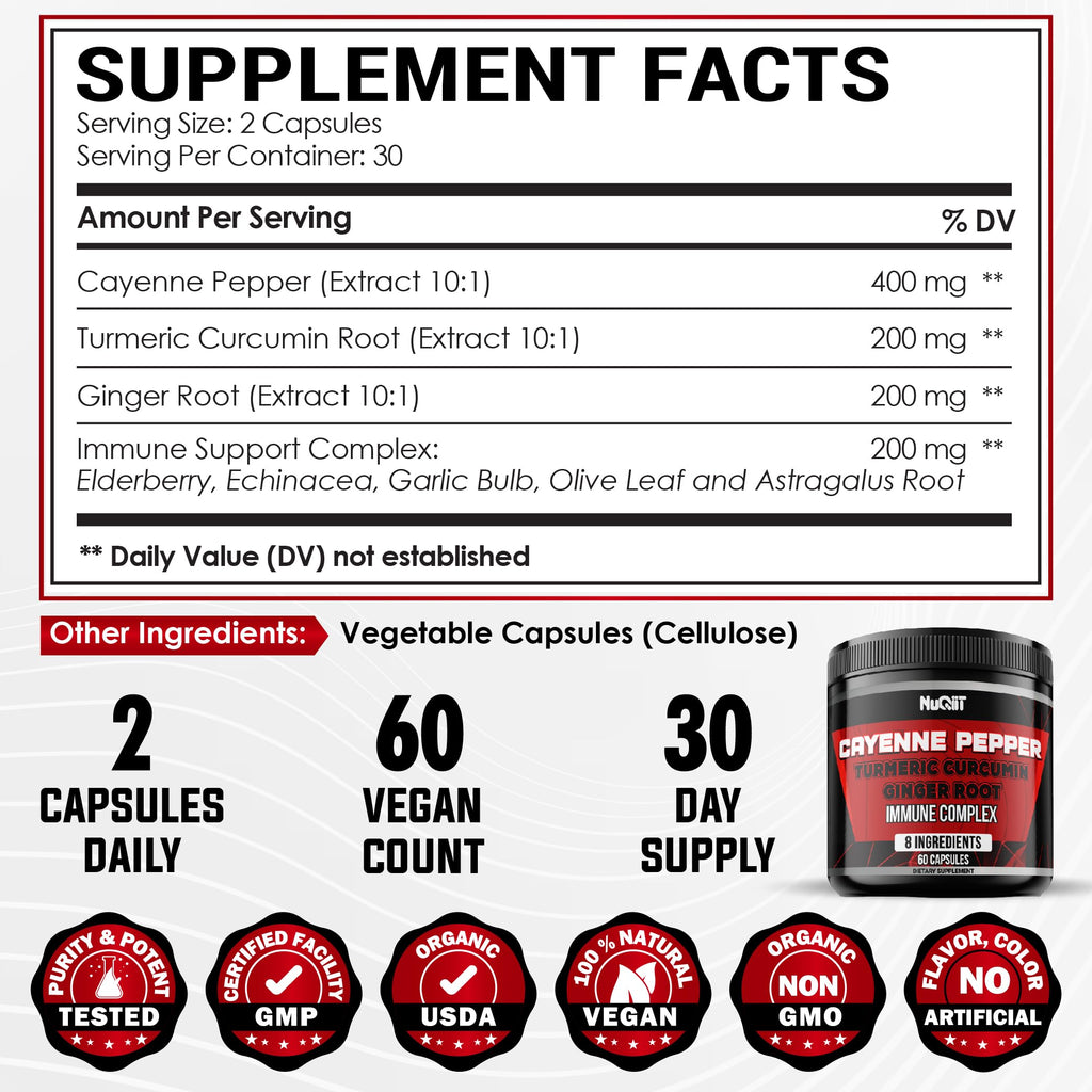 cayenne pepper supplement for energy boost